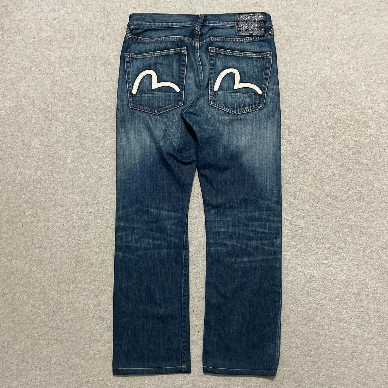 Rare vintage Evisu black label jeans Size 32R but... | Depop