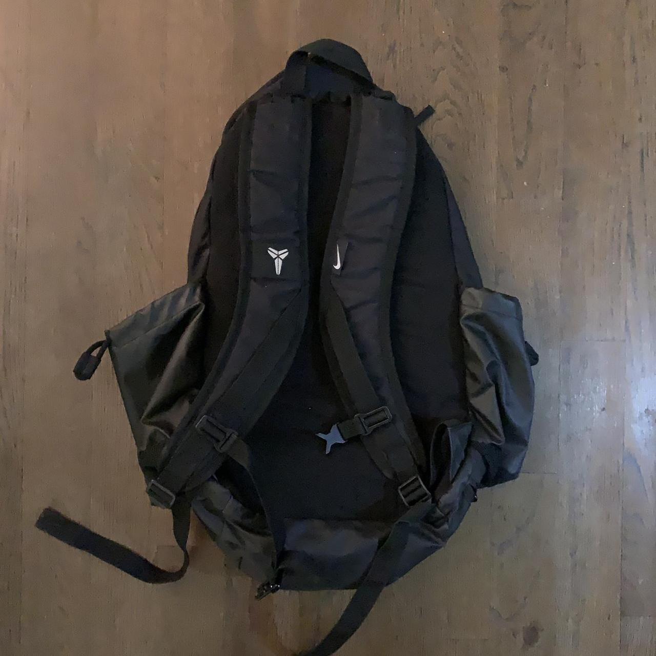 kobe nike basketball backpack, black excellent... - Depop