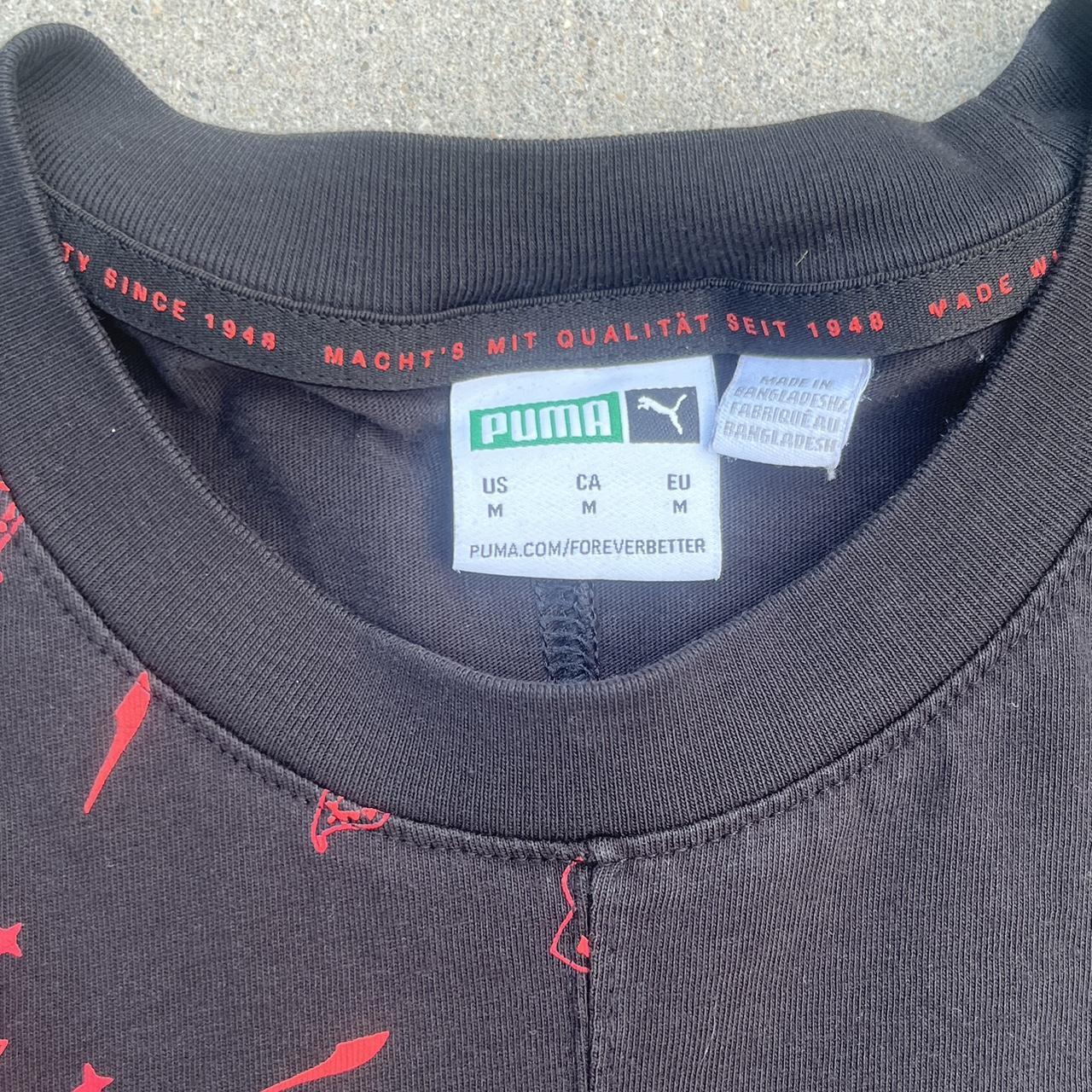 Puma Paisley Bandana Tee - Condition: 9/10 - All... - Depop