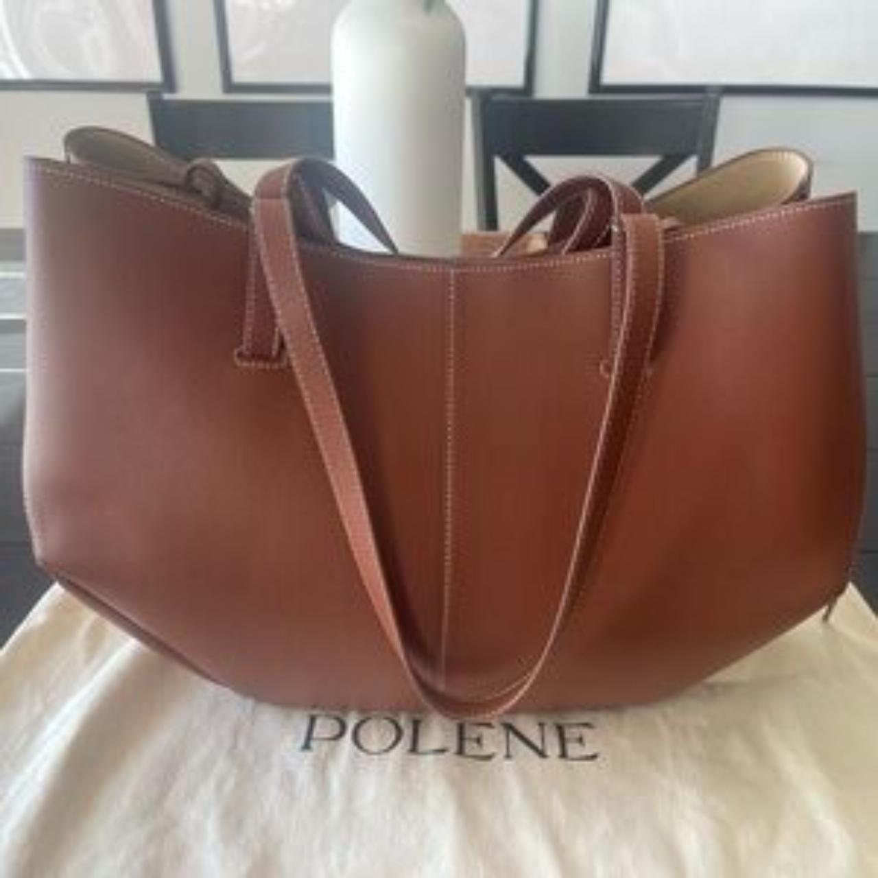 Polene Cyme Large in Cognac with pouch - LIKE... - Depop