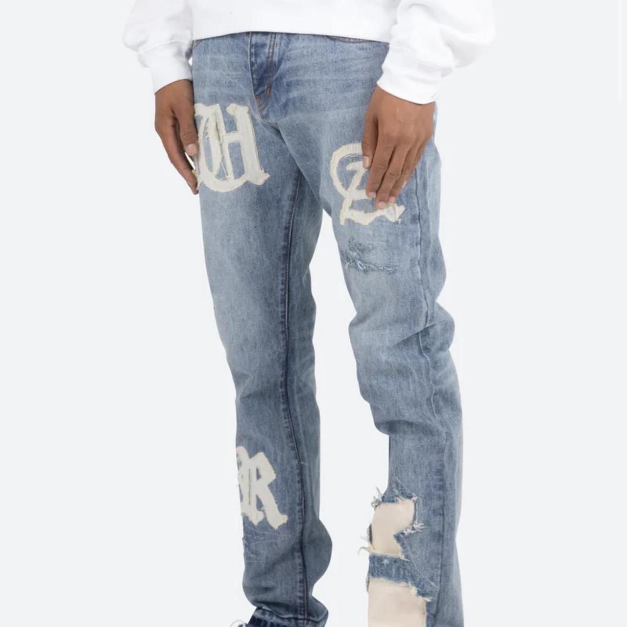 mnml la straight leg jeans never warn - Depop