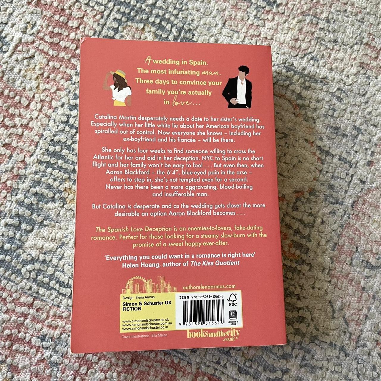 The Spanish Love Deception by Elena Armas. Book in... - Depop