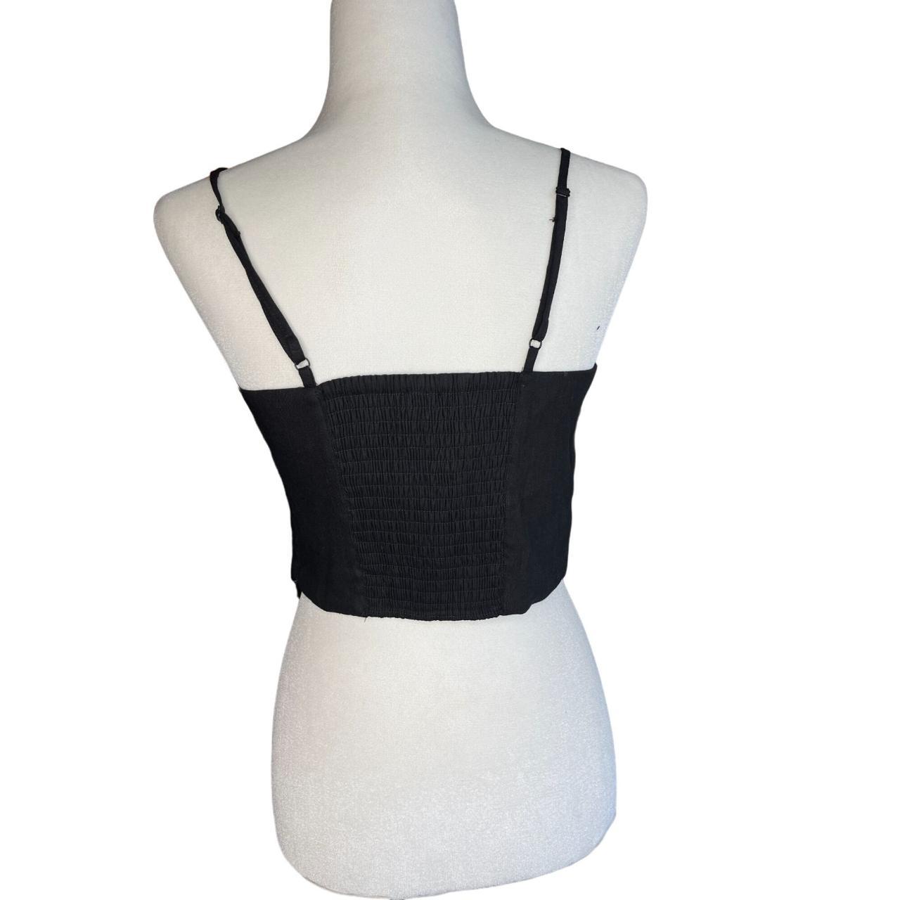 Jason Wu Black Cutout Crop Top With Adjustable... - Depop