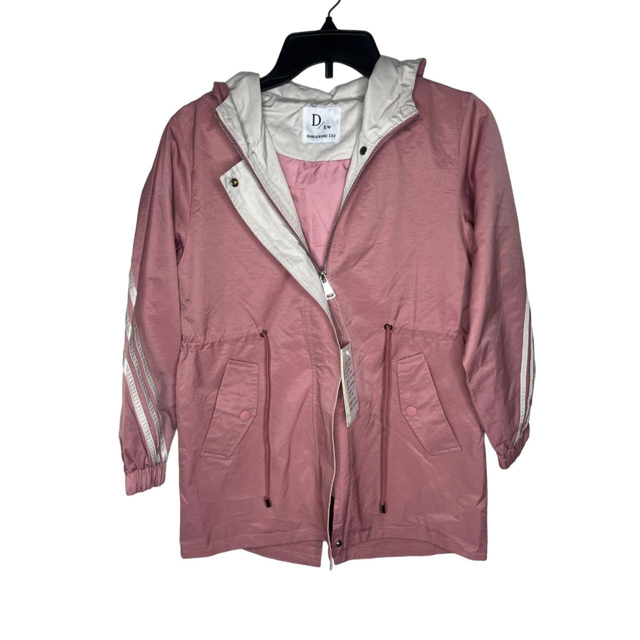 Dahuawang Pink Hooded Jacket Girls Size L This... - Depop