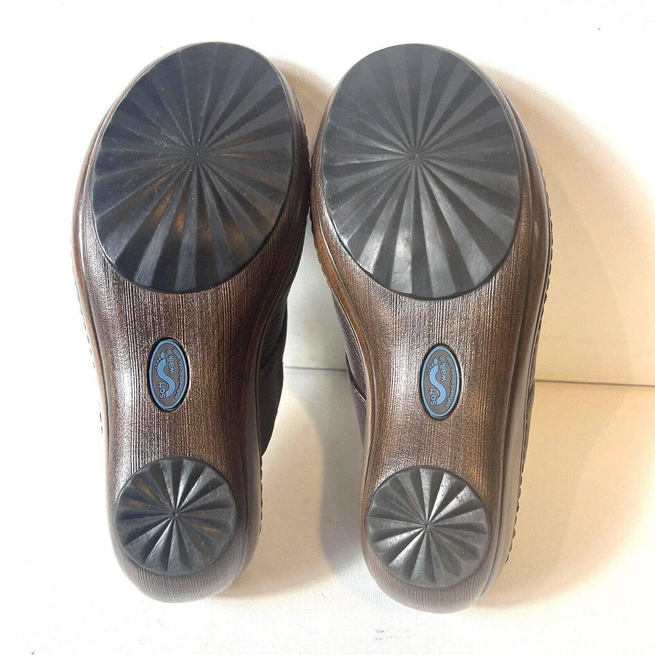 SoftWalk Women's Brown Mules | Depop