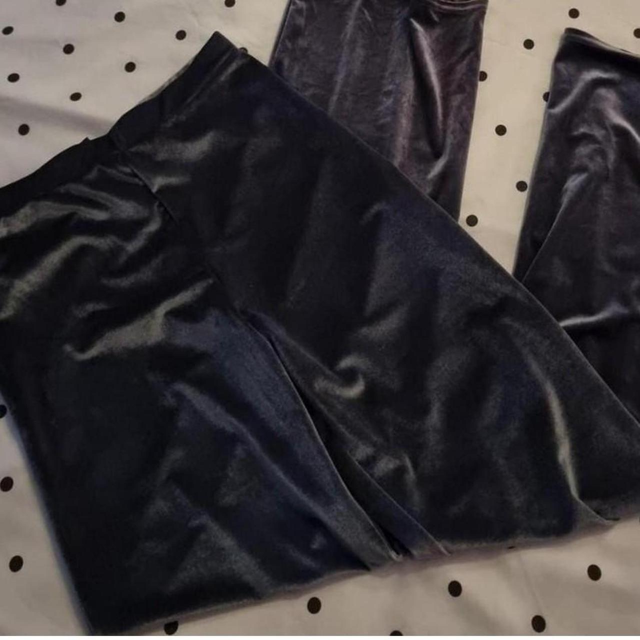 ASOS collusion wide leg velvet flares trousers size 10 - Depop