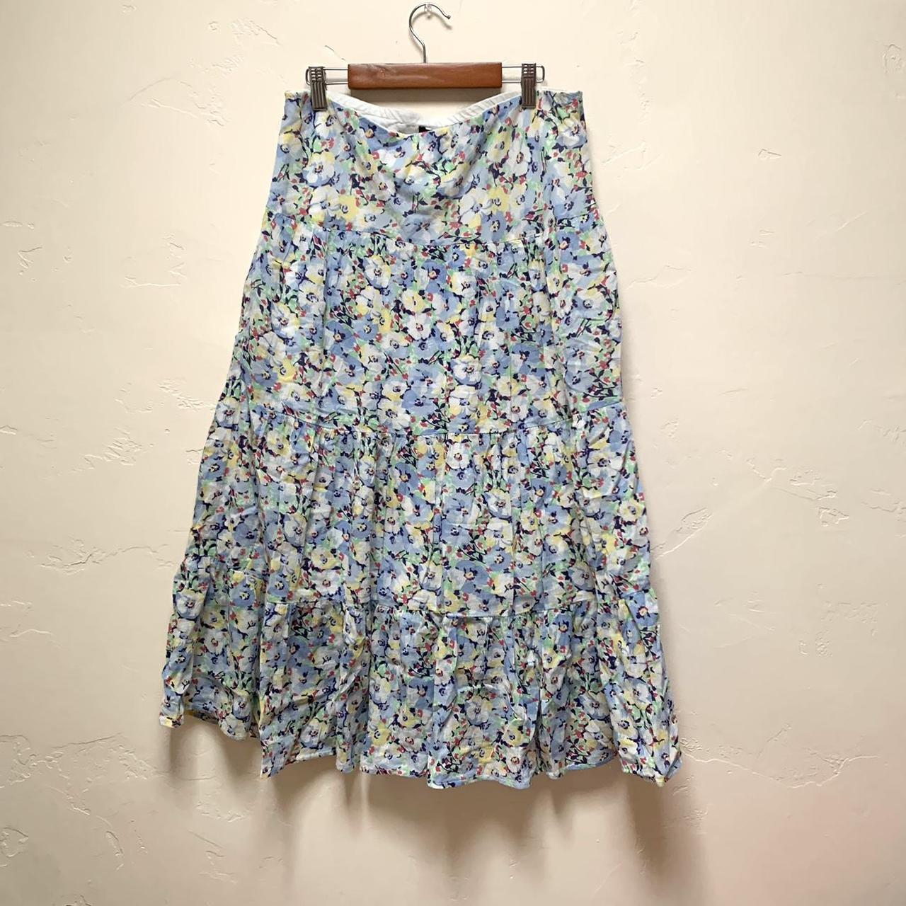 Long Floral Skirt This skirt is perfect for the... - Depop