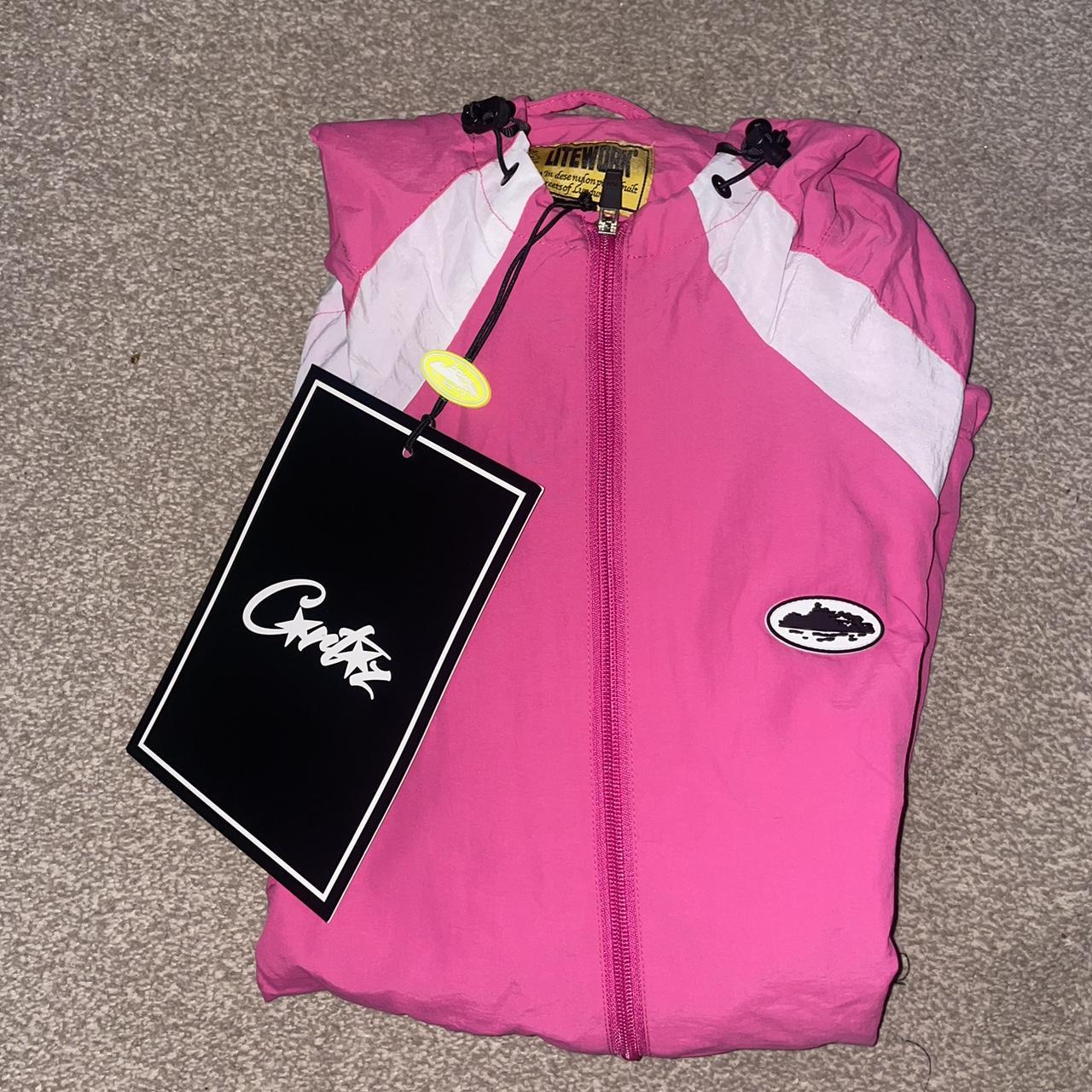 Corteiz Spring Jacket. Pink. New with tags. Size S - Depop