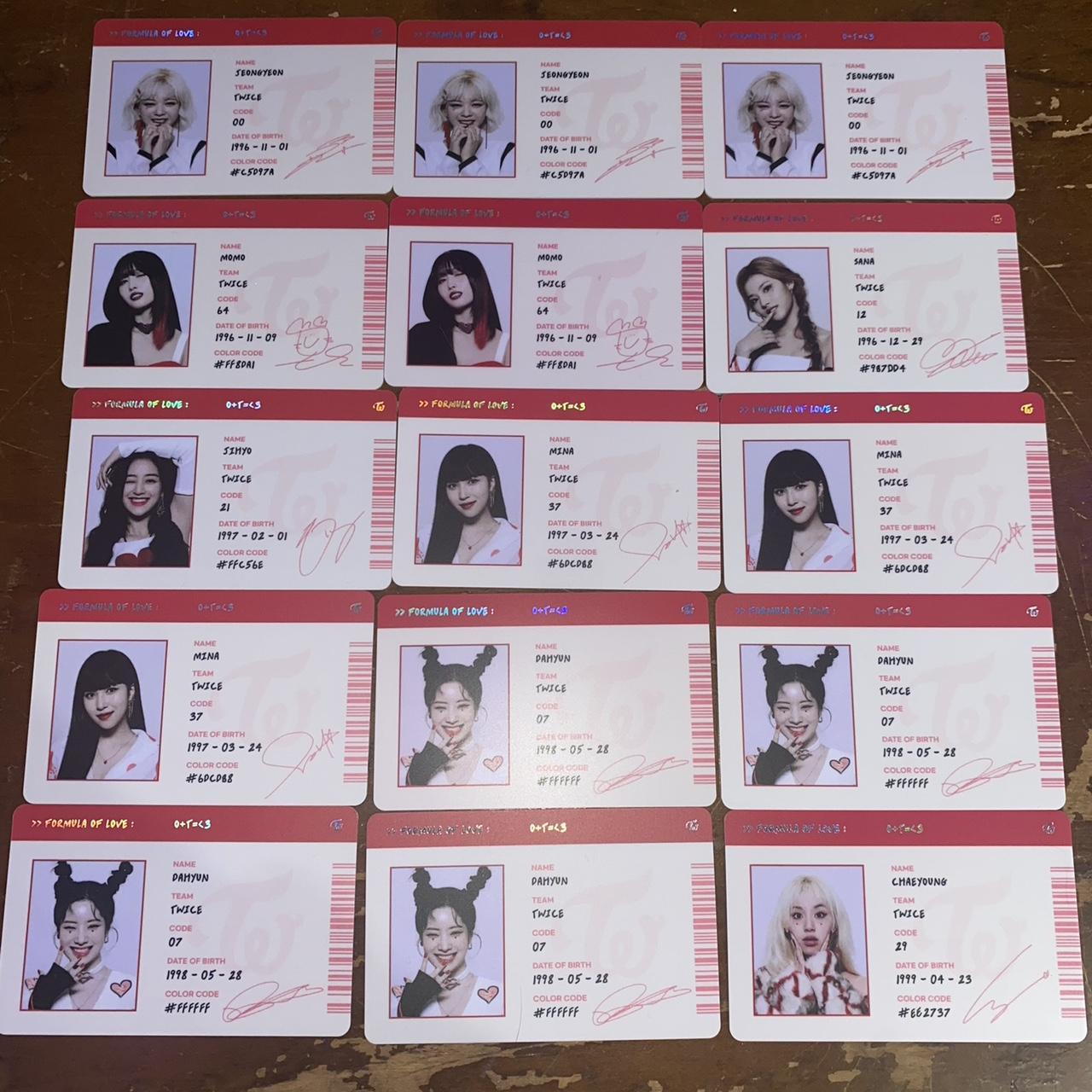 selling twice ID cards! (blue&red) $5 each! please... - Depop