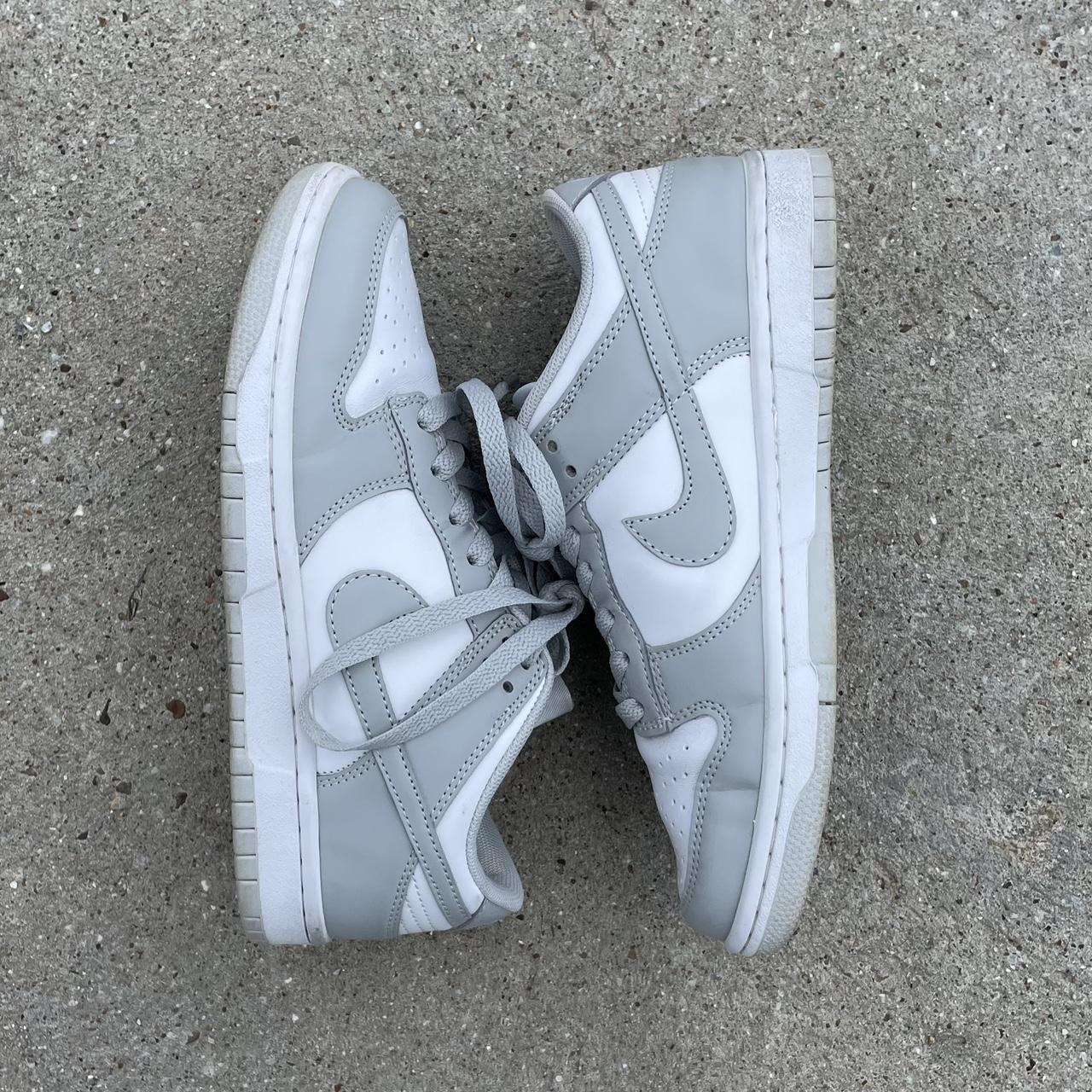 nike grey fog dunks size 6.5 women’s/5 men’s will be... - Depop