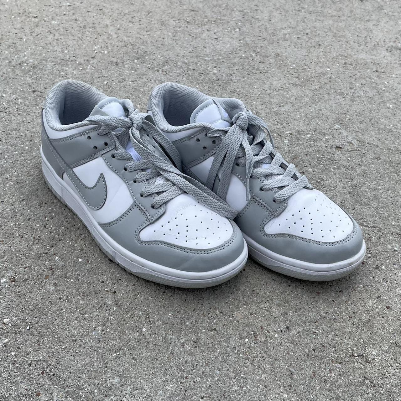 nike grey fog dunks size 6.5 women’s/5 men’s will be... - Depop