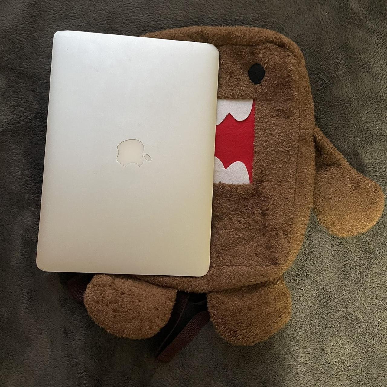 domo domokun plush backpack a macbook and an ipad... - Depop