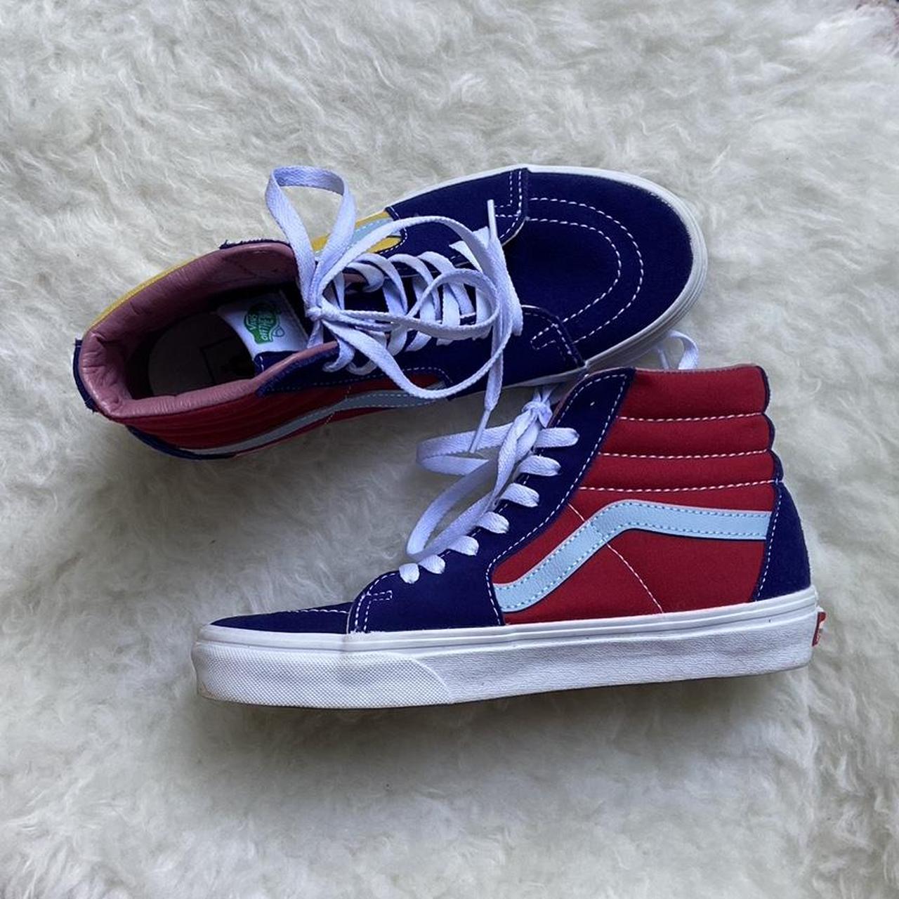 Vans Old Skool Color Block Sk8-High Shoes ~ size 7... - Depop