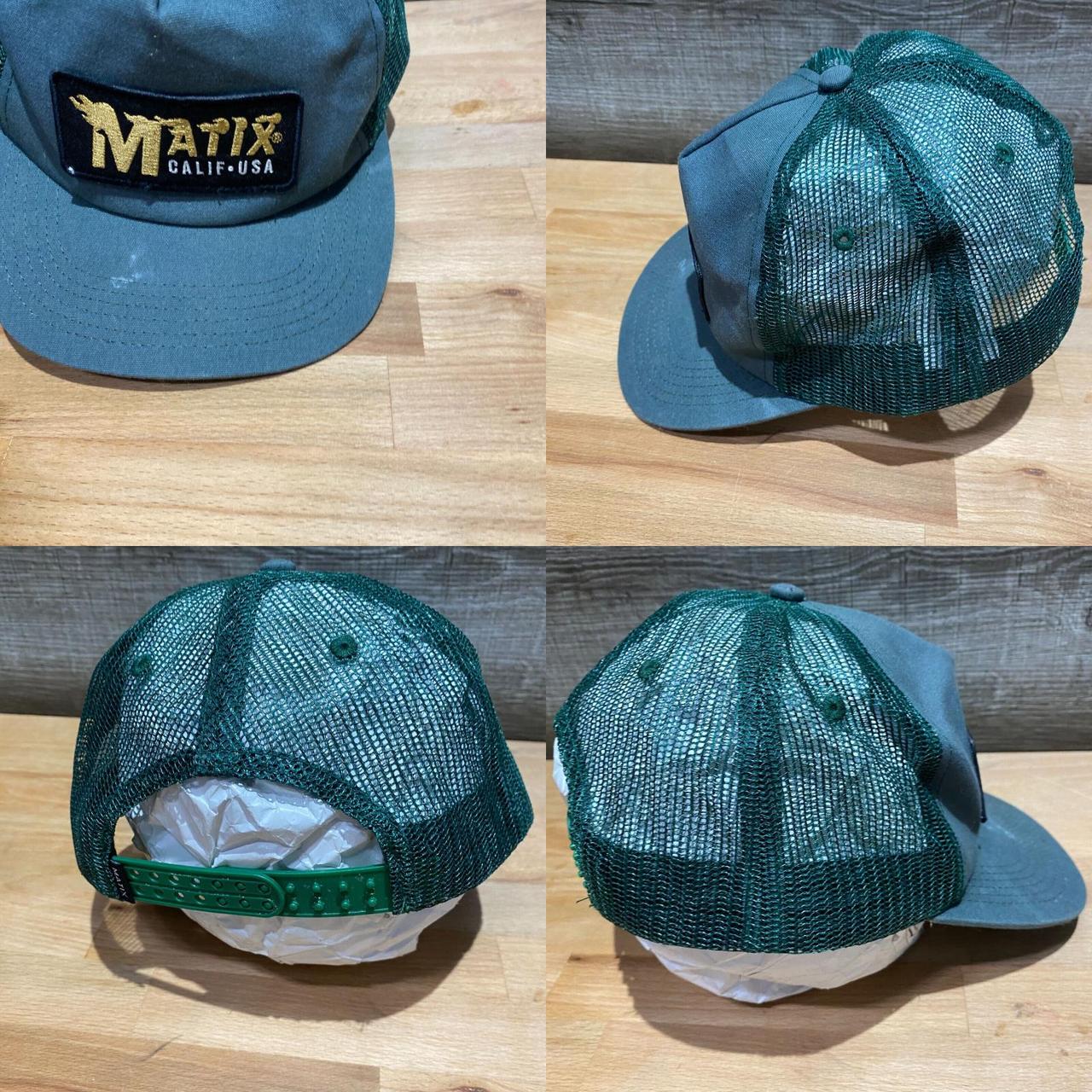 Matix Hat Cap Snap Back Green Yellow Skate Trucker... - Depop