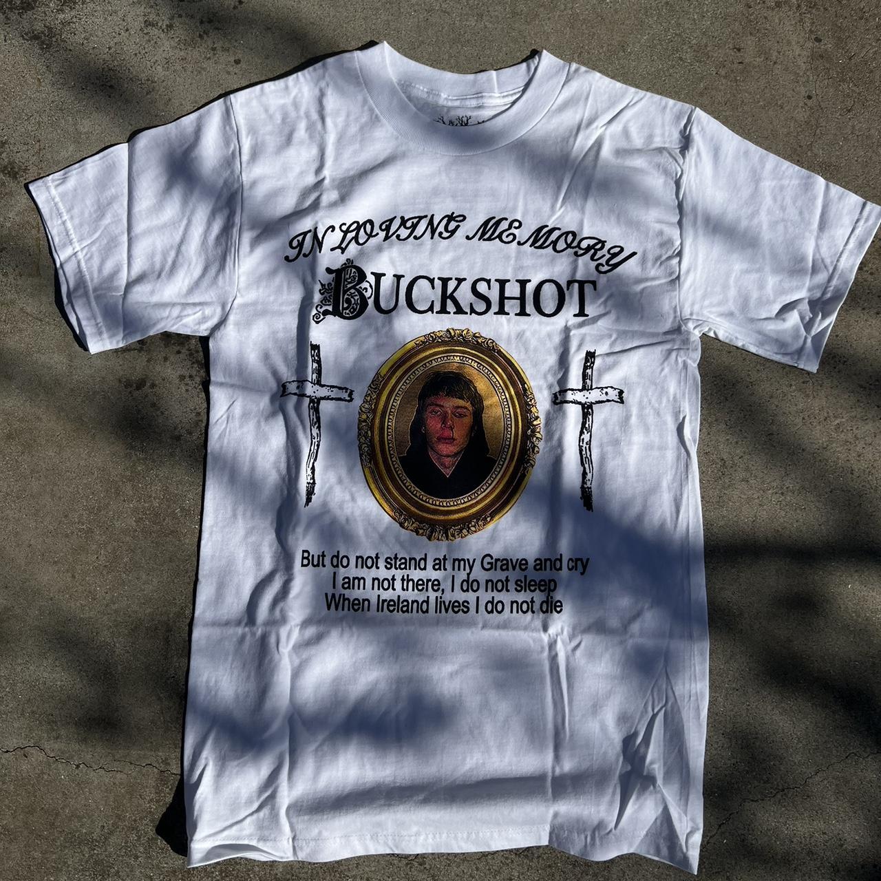 Buckshot in loving memory tee #sematary #buckshot... - Depop