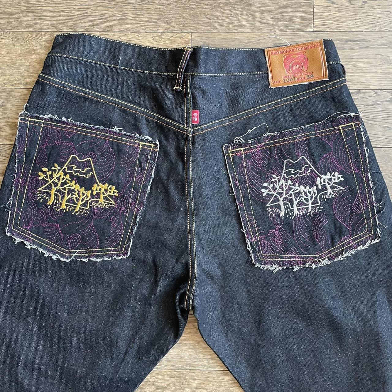 Vintage Red Monkey Company Jeans -size: 38 -price:... - Depop