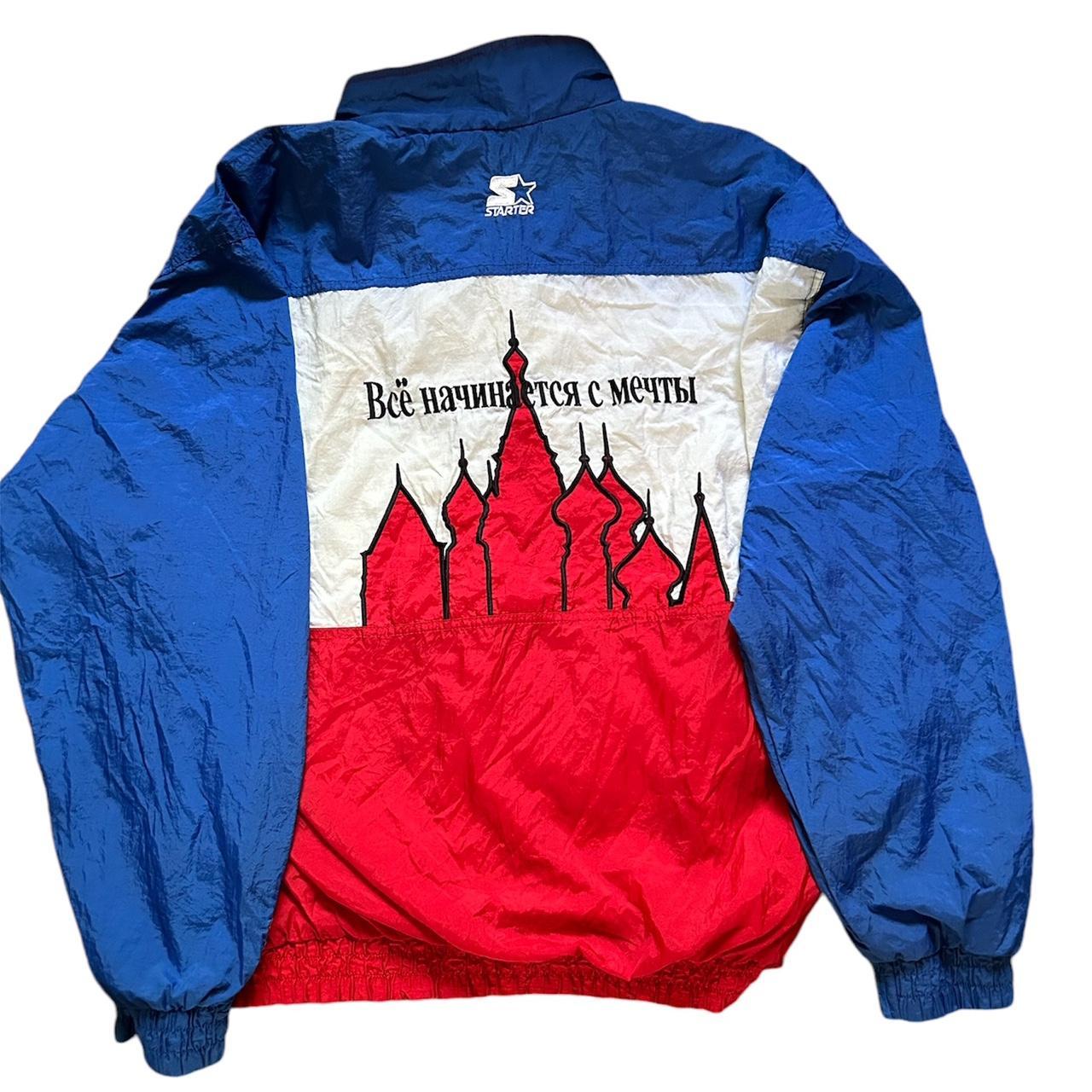 Vintage Starter Atlanta 1996 Windbreaker Jacket -... - Depop