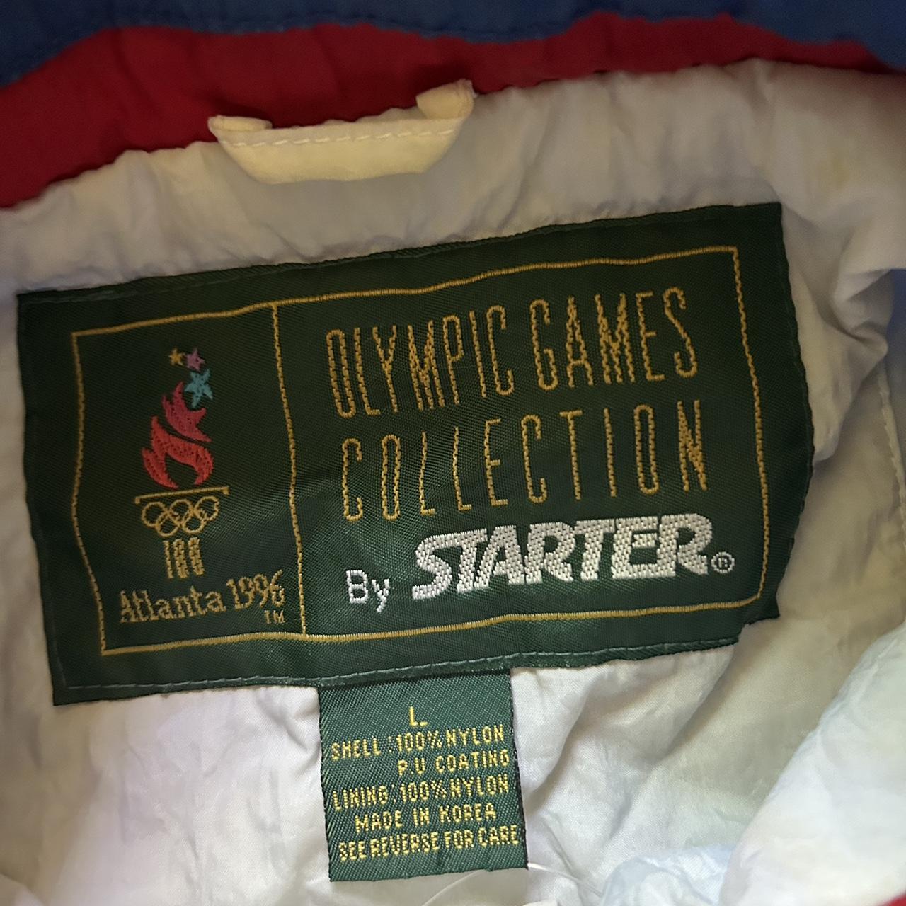 Vintage Starter Atlanta 1996 Windbreaker Jacket -... - Depop