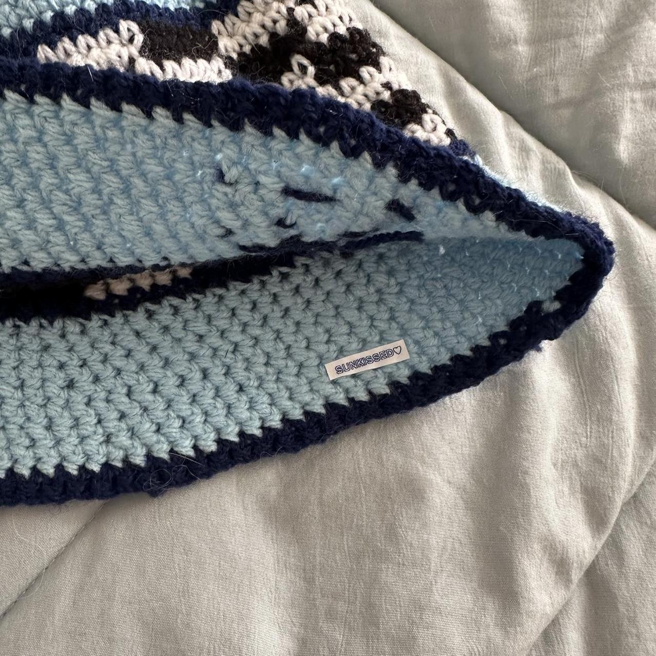 Williams F1 crochet bucket hat - handmade by me -... | Depop