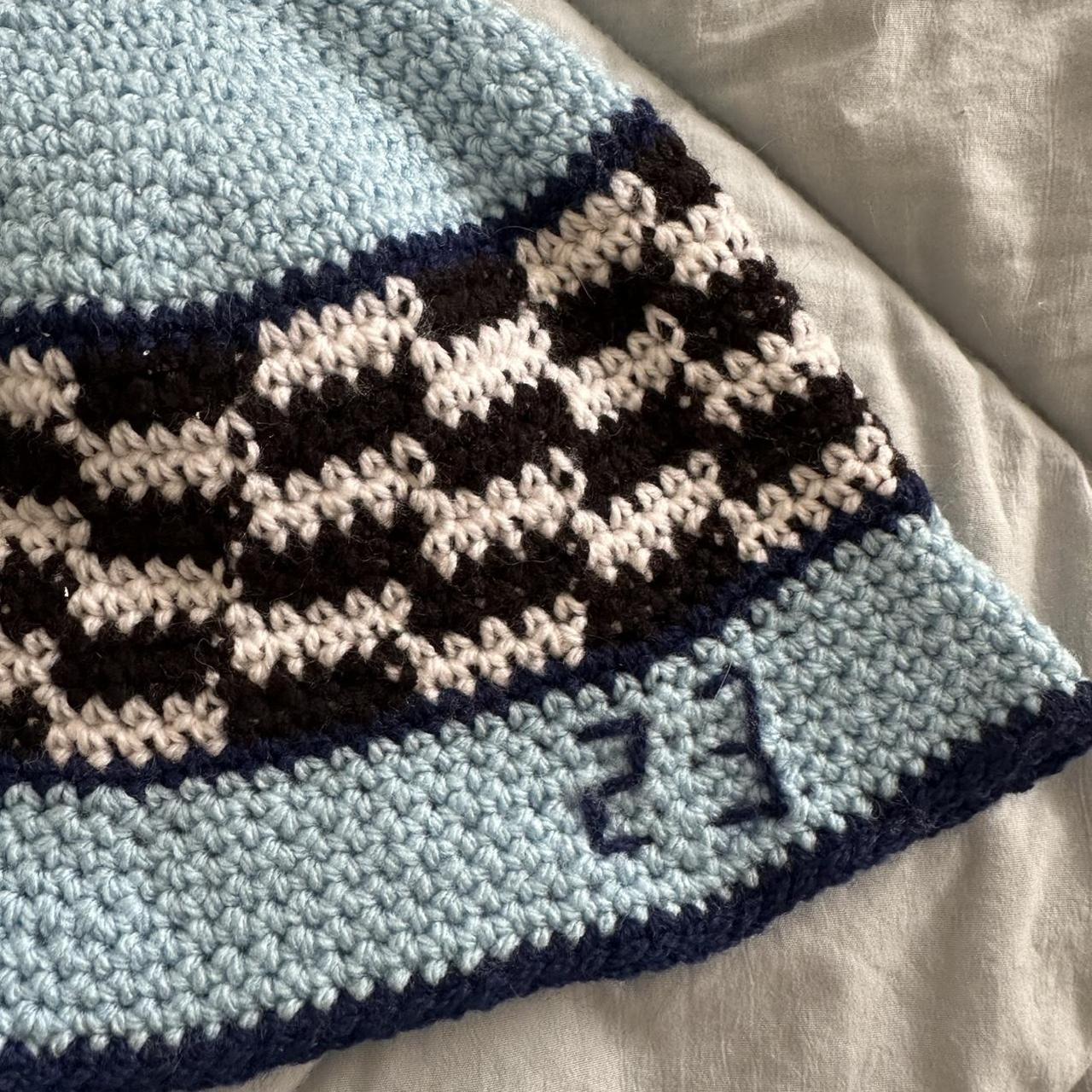 Williams F1 crochet bucket hat - handmade by me -... | Depop