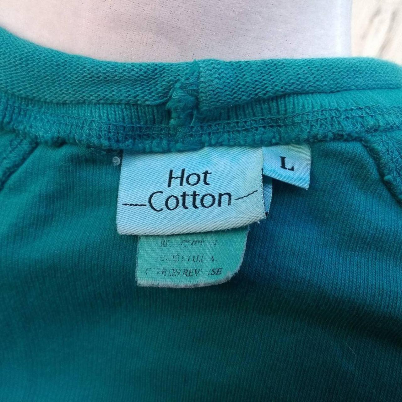 Hot Cotton teal color-blocked cotton tunic sweater.... - Depop