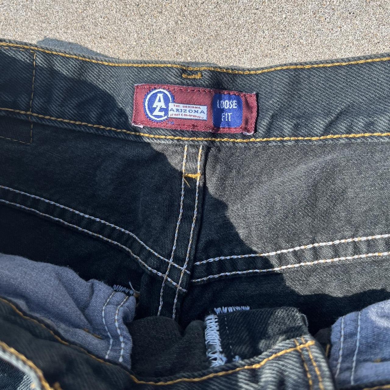 2000s Arizona loose fit denim! Nice dark blue color... - Depop