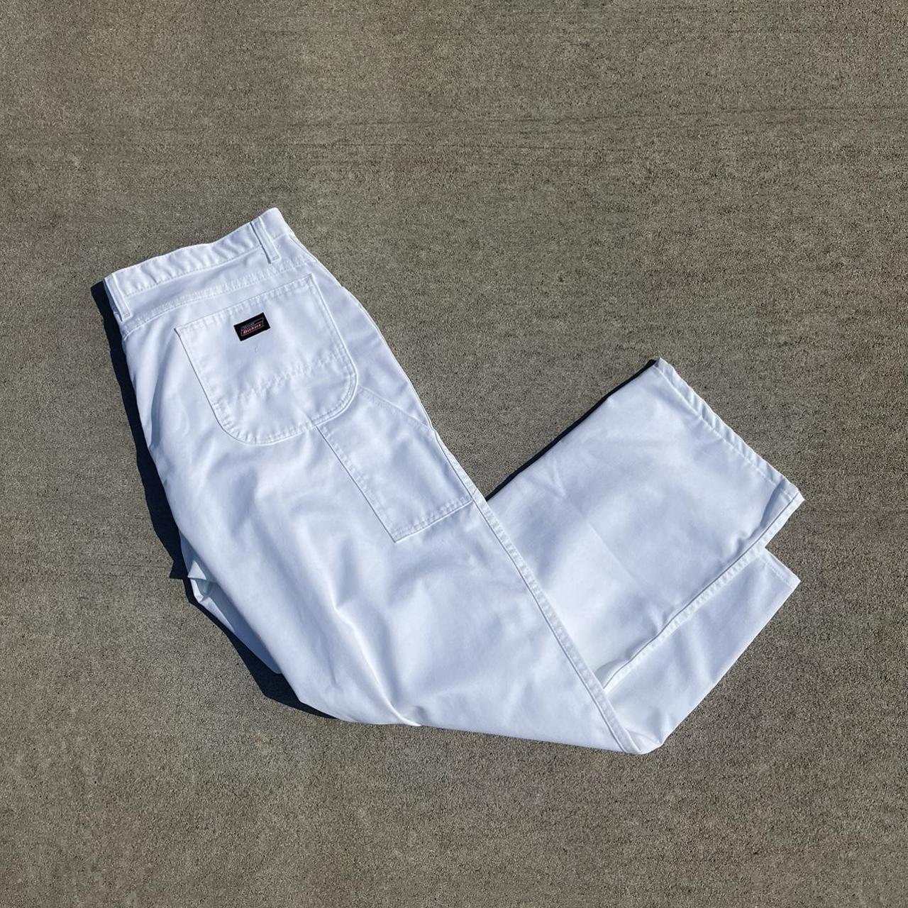 Dickies White Carpenter Pants ! Fantastic condition... - Depop