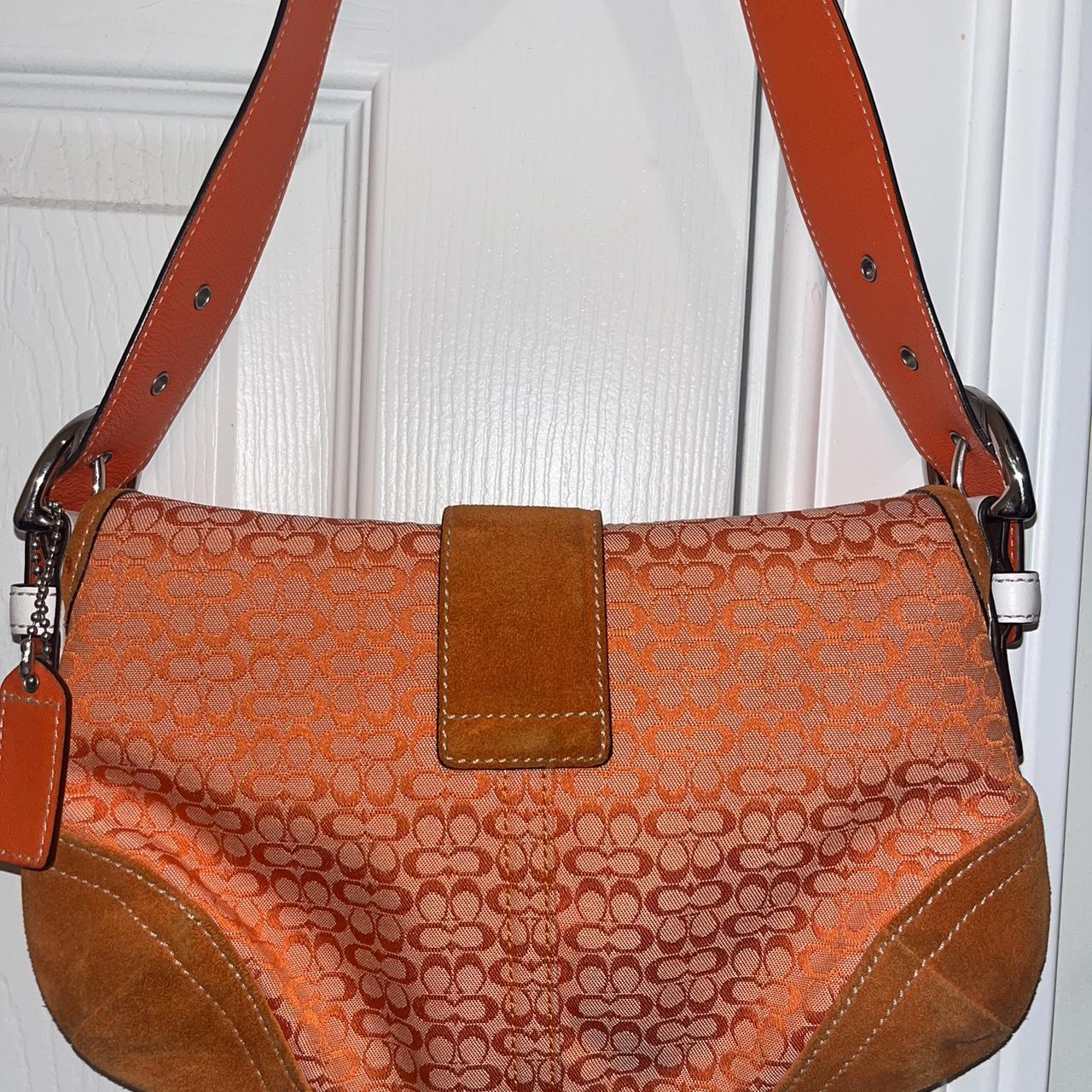Orange Valore Coach handbag - Depop