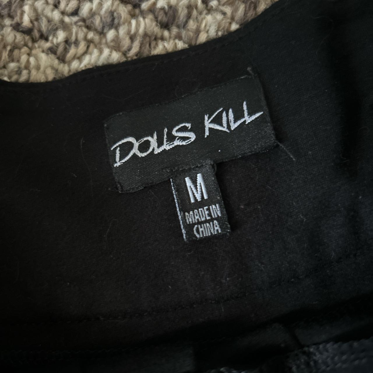 dollskill logo mini skirt size medium - Depop