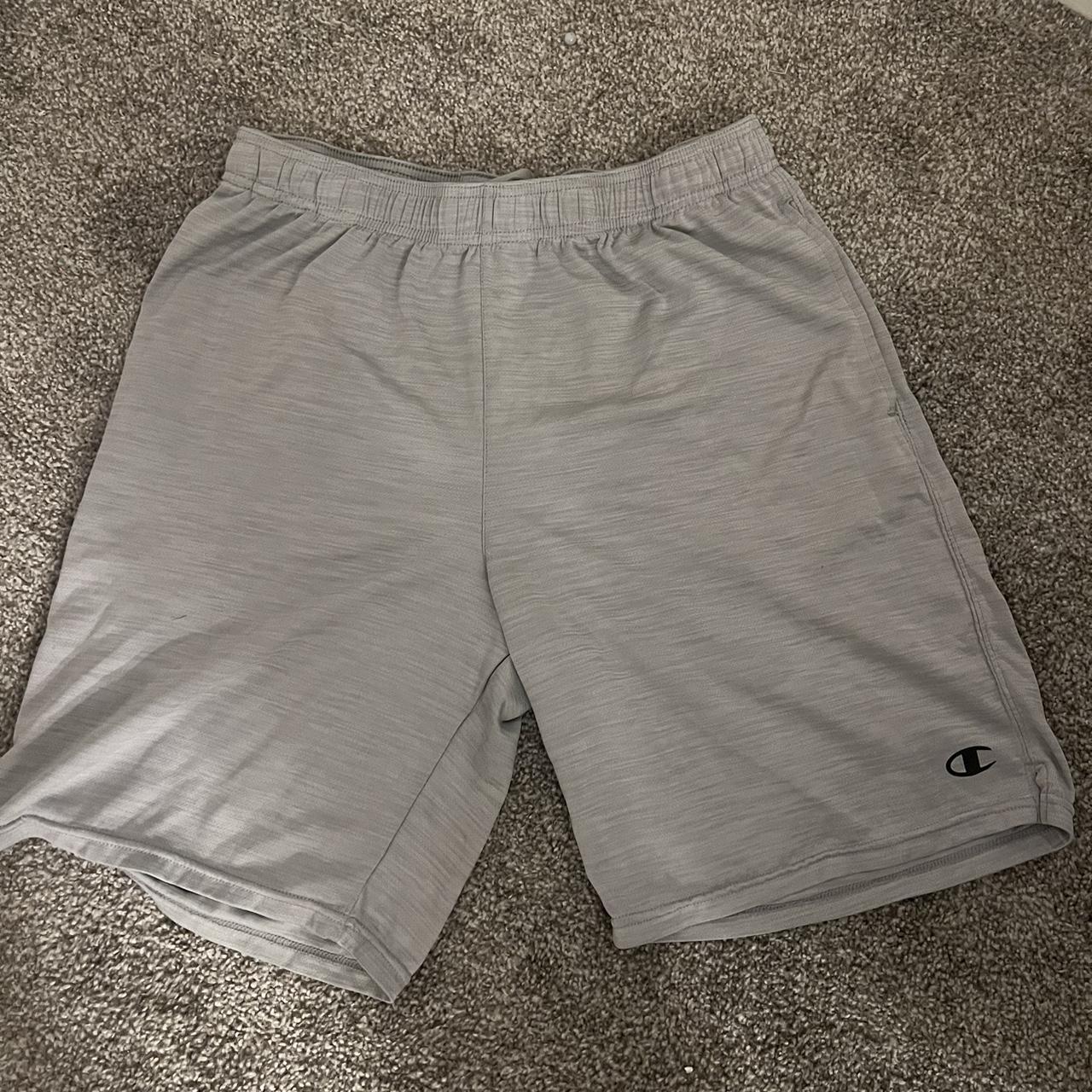 Grey Champion Basketball Shorts - Depop