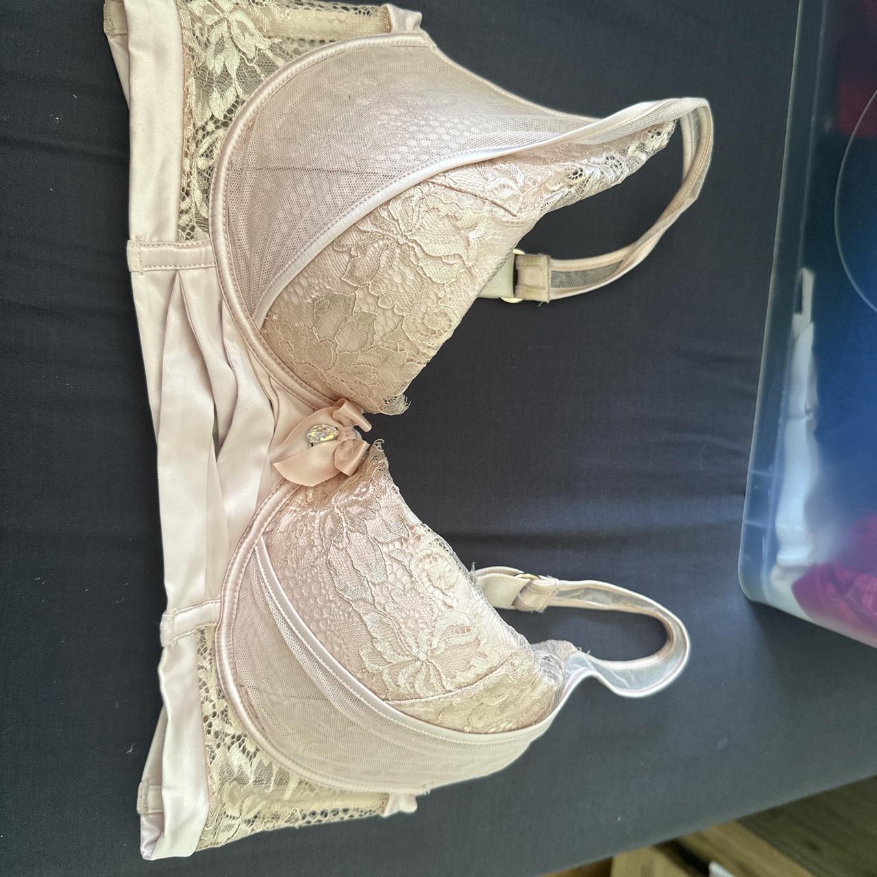 Well loved honey Birdette bra 10E Discolouration to... - Depop