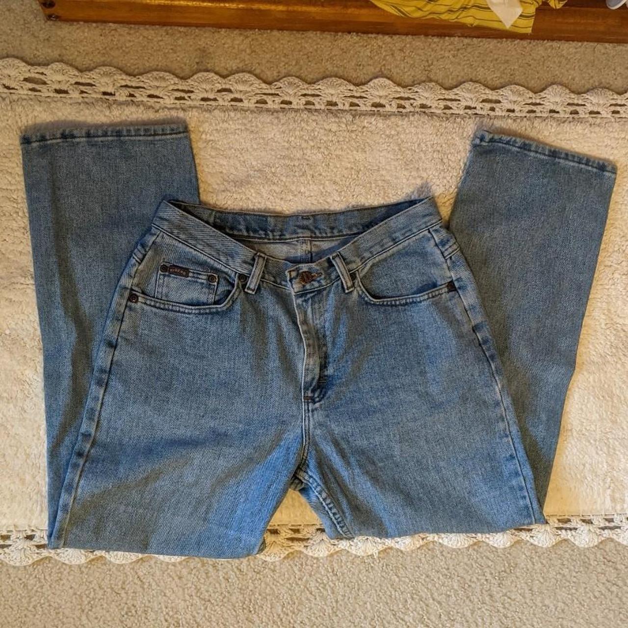 vintage lee riders jeans! high waist and straight... - Depop