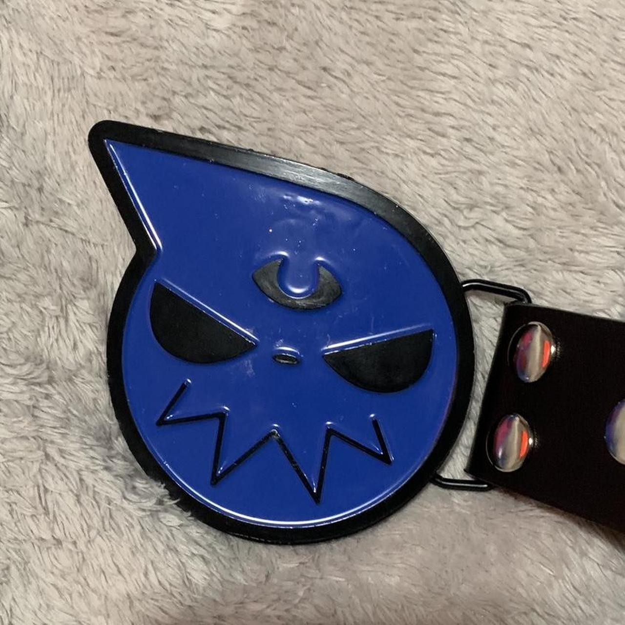 Soul eater belt. Awareness society, barely worn 28-42 - Depop