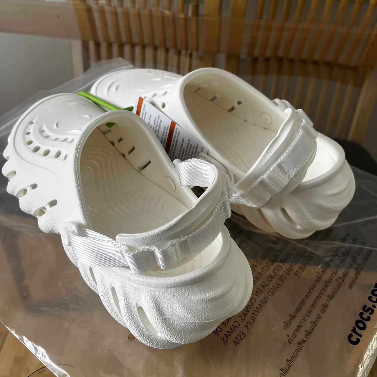 CROCS ECHO CLOG (White) Size 7 Man/Size 8... - Depop