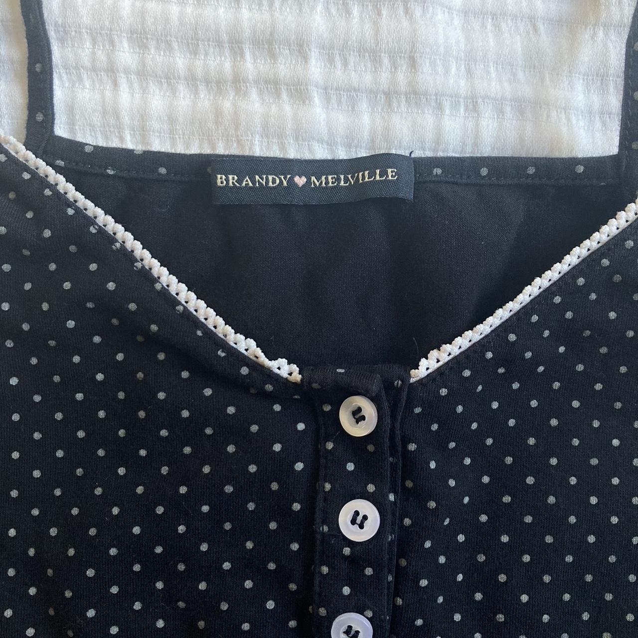 Brandy Melville Tiffany polka dot tank. No flaws... - Depop