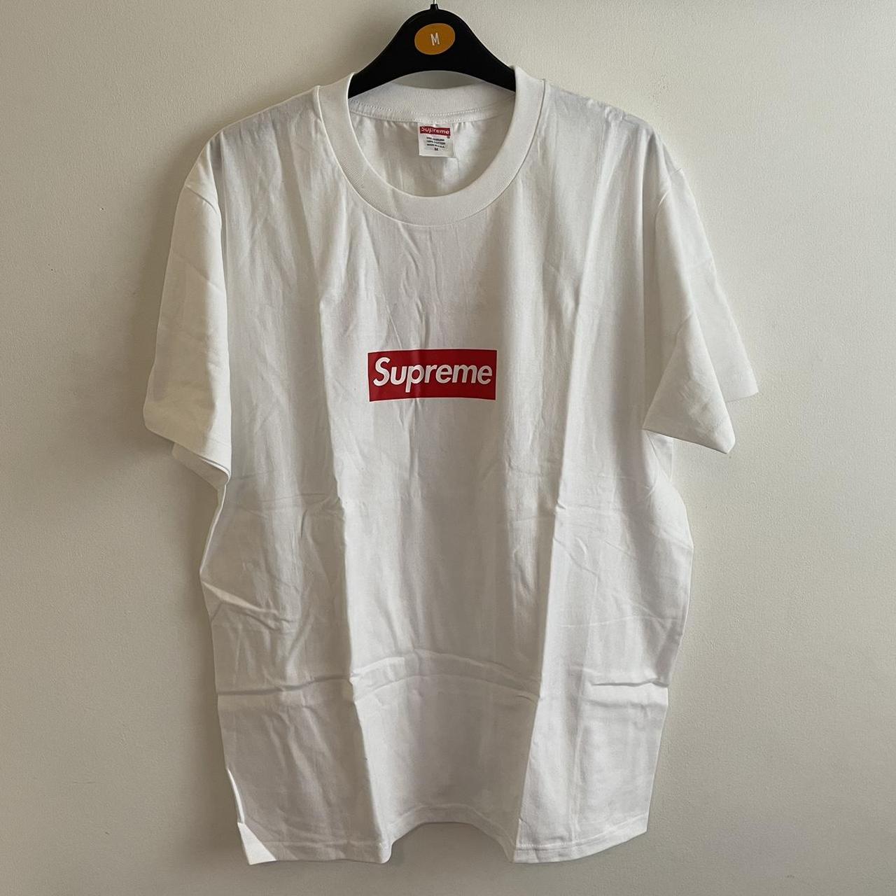 Supreme West Hollywood Box Logo Tee - White Size:... - Depop