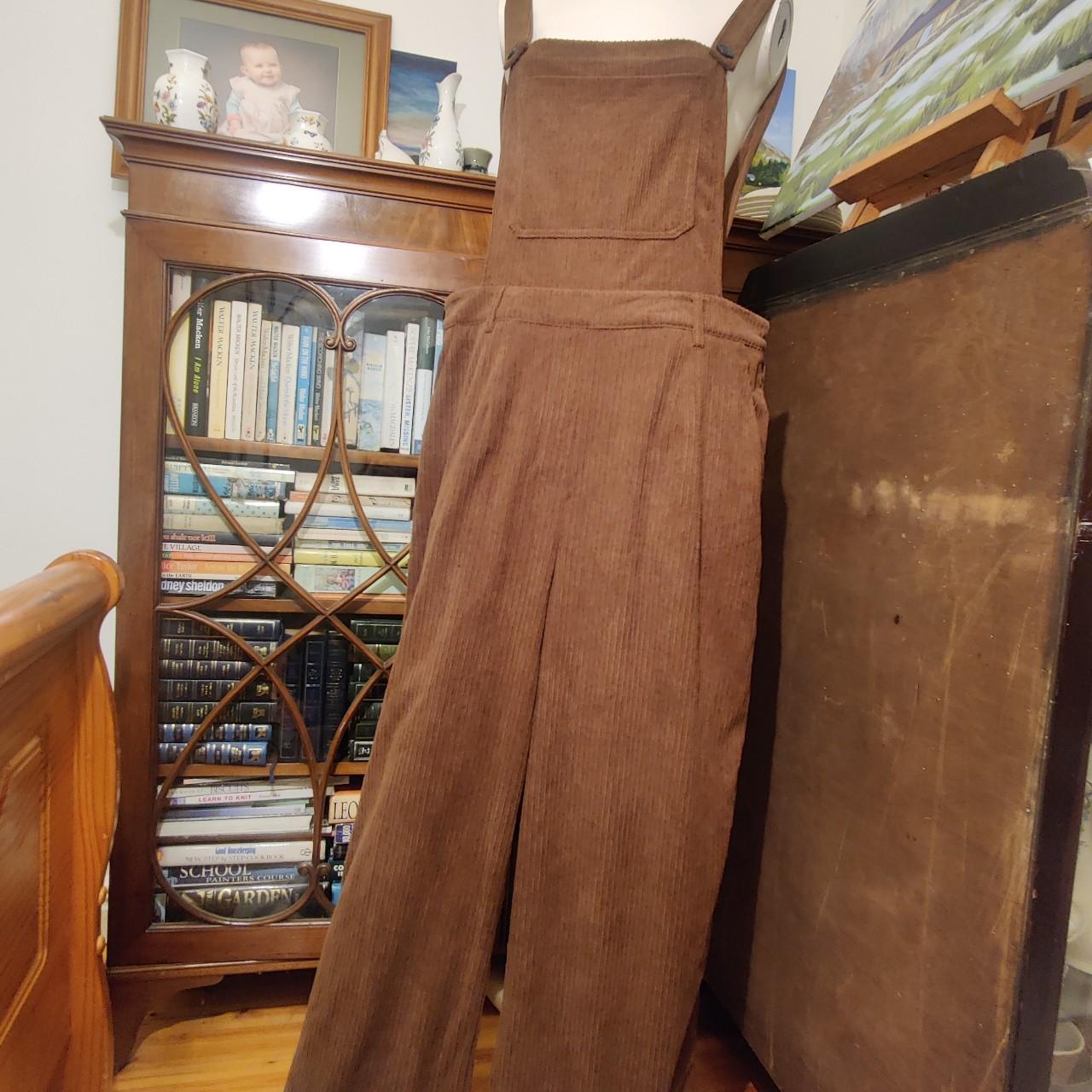 Cider XL Dungarees Brown Corduroy Comfy Cozy,... - Depop
