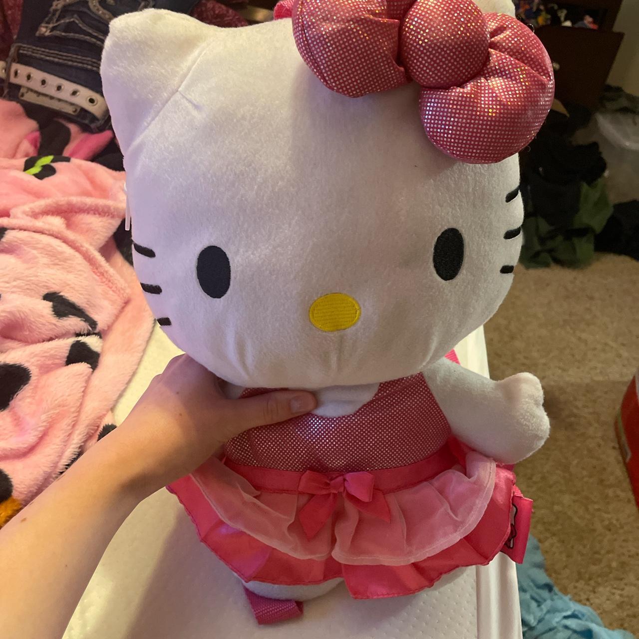 ballerina hello kitty backpack! a few small spots... - Depop