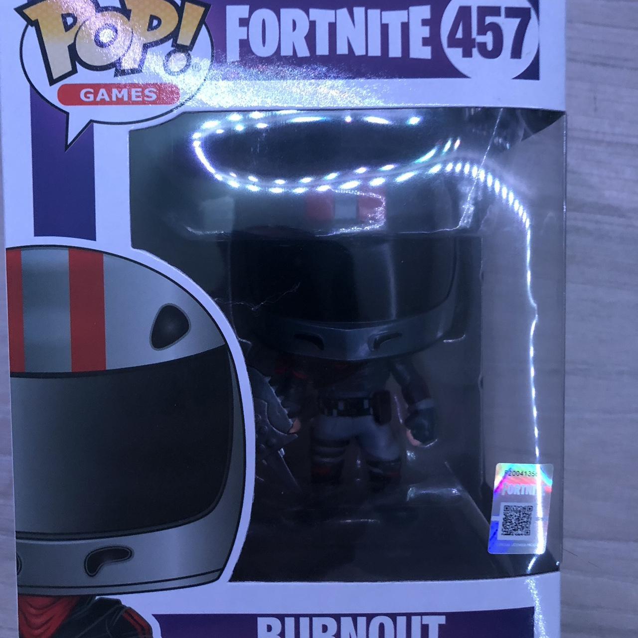 BURNOUT fortnite funko pop -packaging = perfect -... - Depop