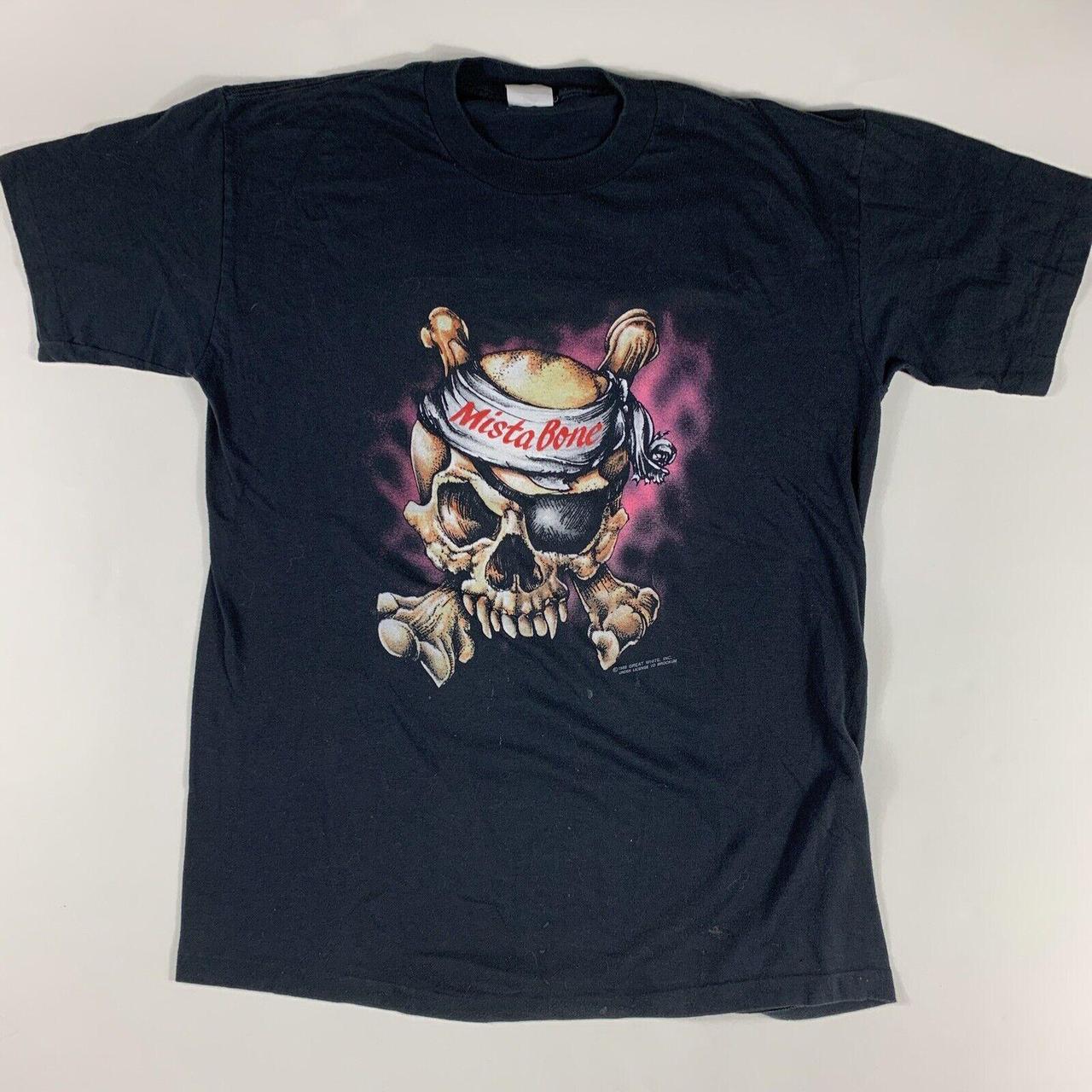 Vintage Mista Bone 1989 Shirt XL Great White Highway... - Depop