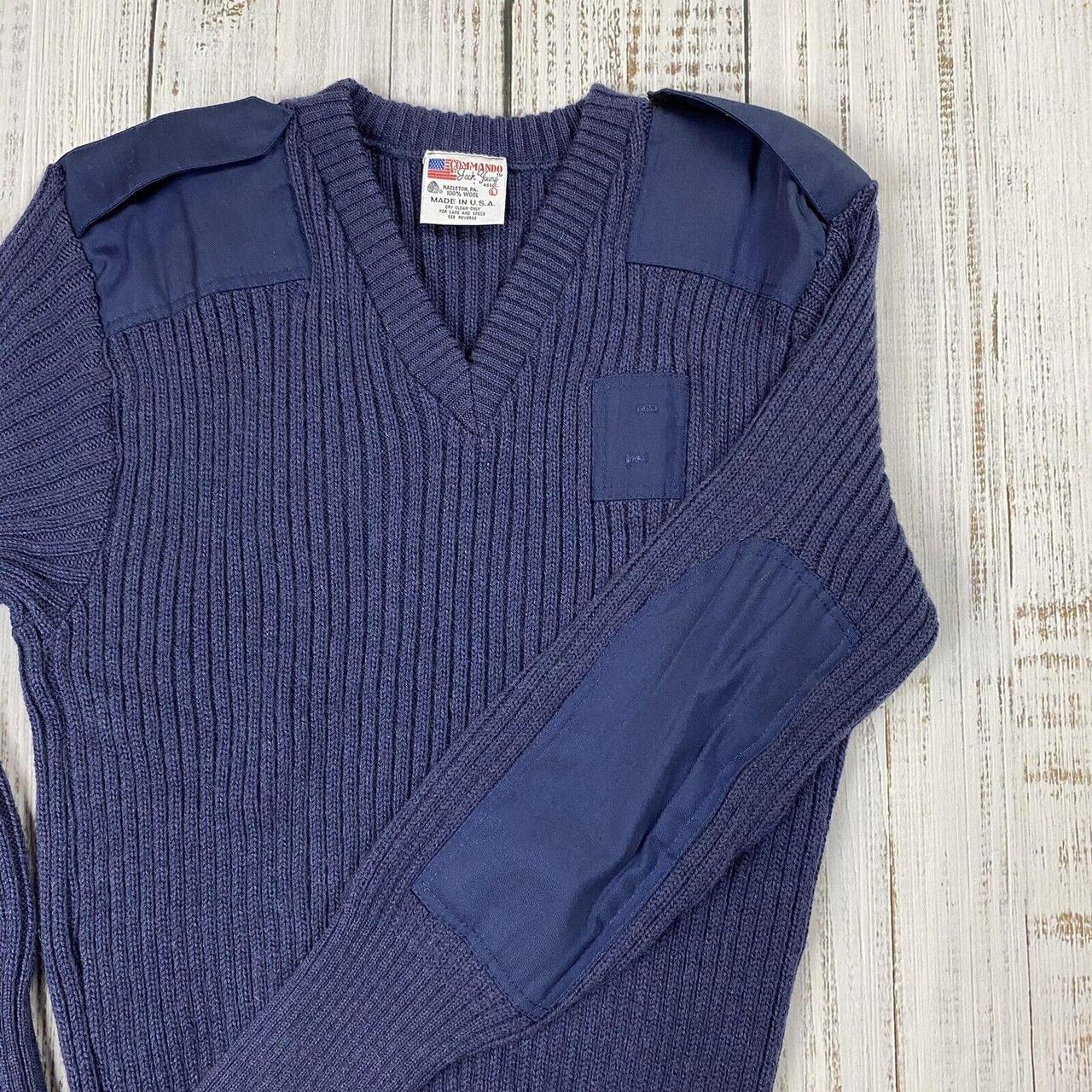 VTG COMMANDO JACK YOUNG MENS LARGE ACRYLIC WOOL... - Depop