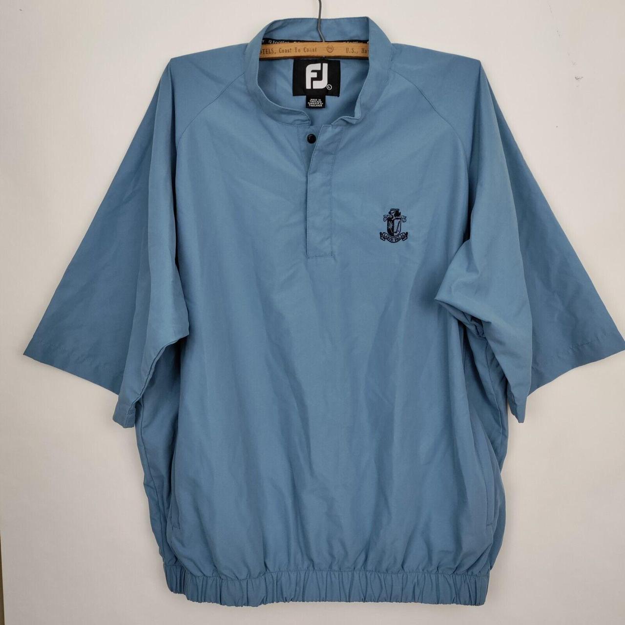 Lone Palm Golf Club Jacket Large Blue Footjoy Golf... - Depop