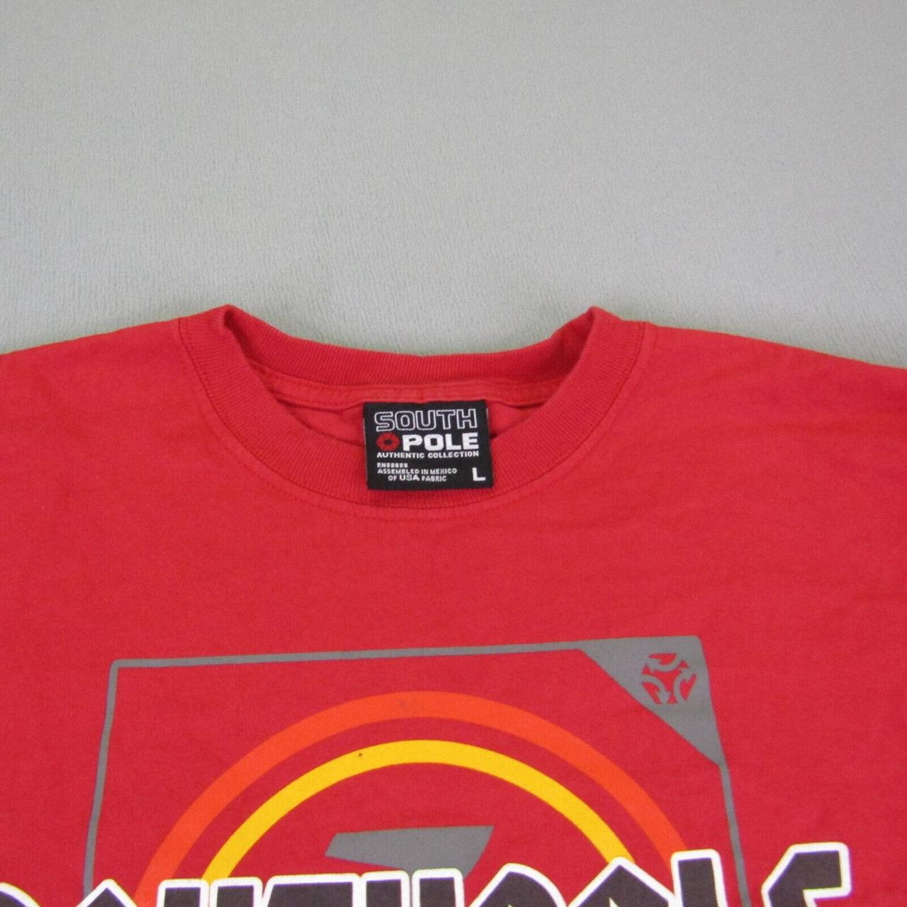 Vintage Southpole Shirt Mens Large Red SP21 Crewneck... - Depop