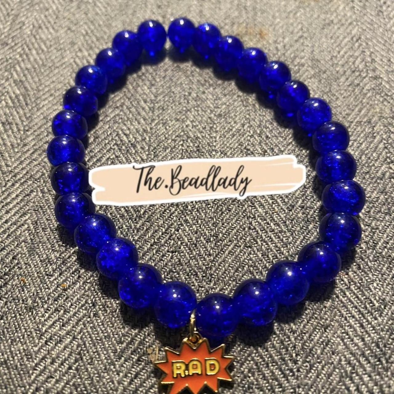 Get 2 Colour bracelets with cool charms handmade... | Depop