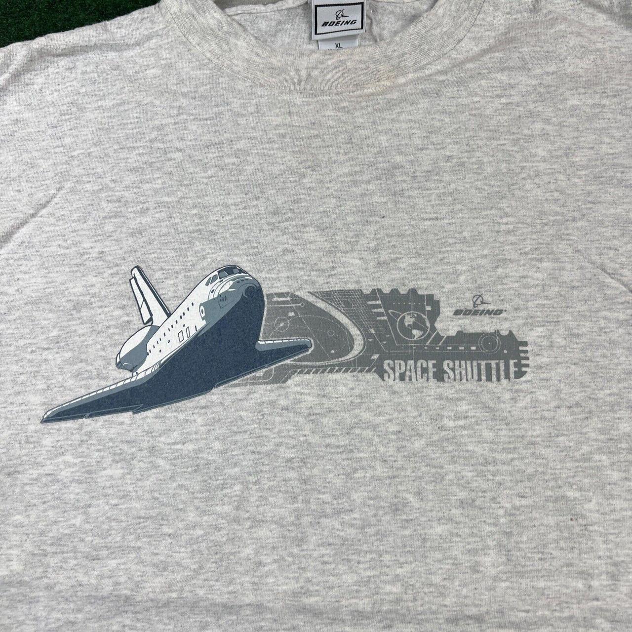 vintage boeing space shuttle t-shirt mens xl... - Depop
