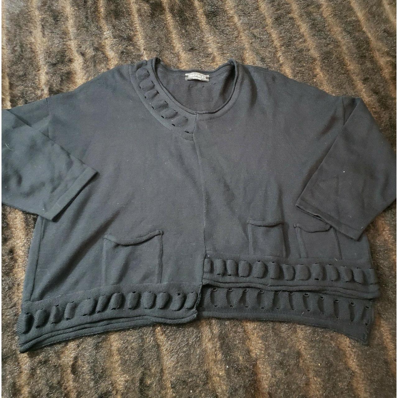 Transparente Black Label Womens One Size Black Solid... - Depop