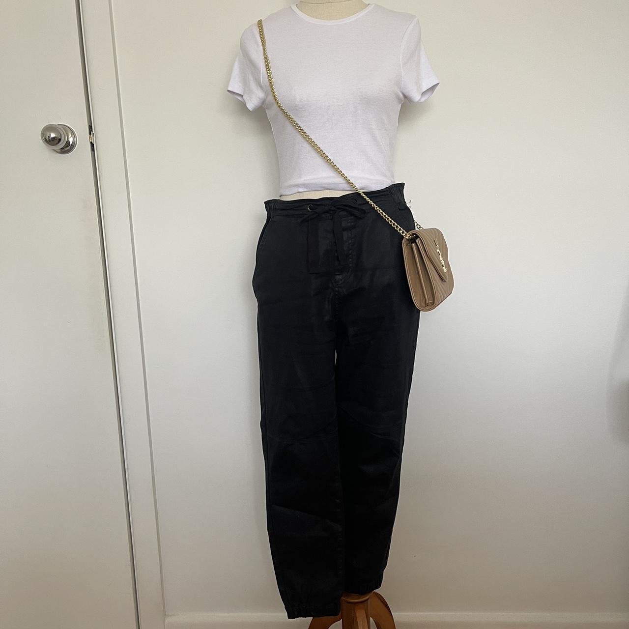 Witchery size 8 10 faux leather look pants Seed... | Depop