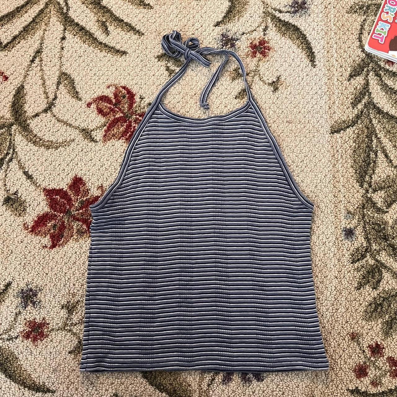 American Eagle striped halter top. Size... - Depop