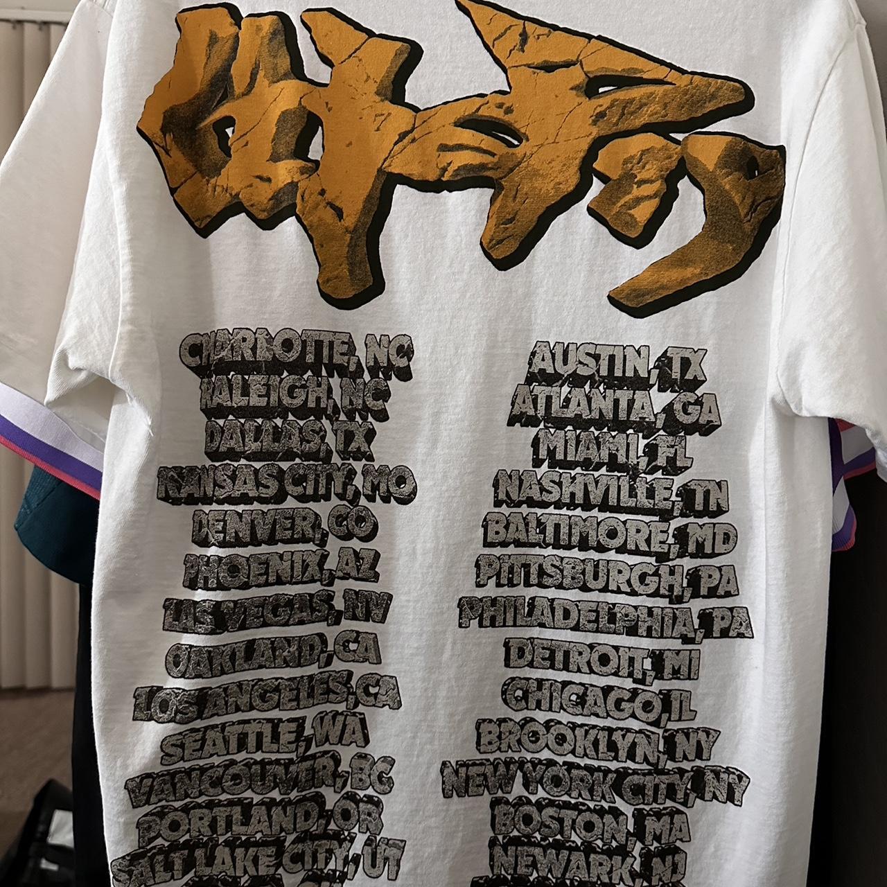 Travis Scott Utopia Merch Skitzo Tee in size... - Depop