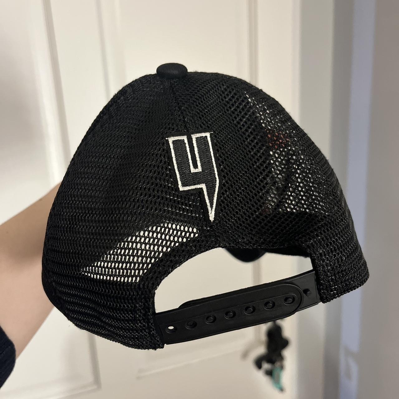 Yieler hat Trap star Black and white 444 hat... - Depop